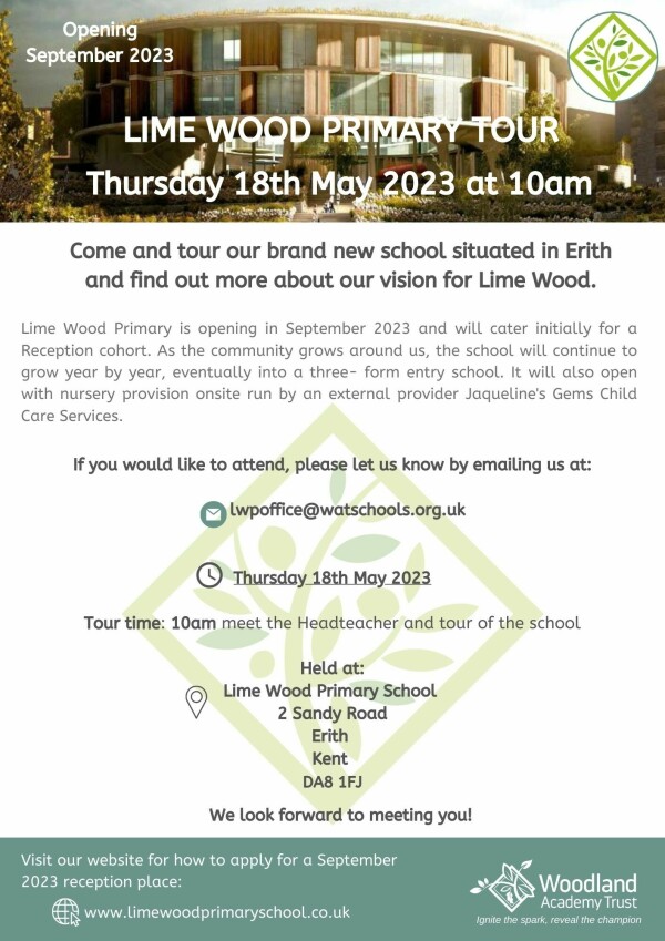 Open Days - Lime Wood Primary School
